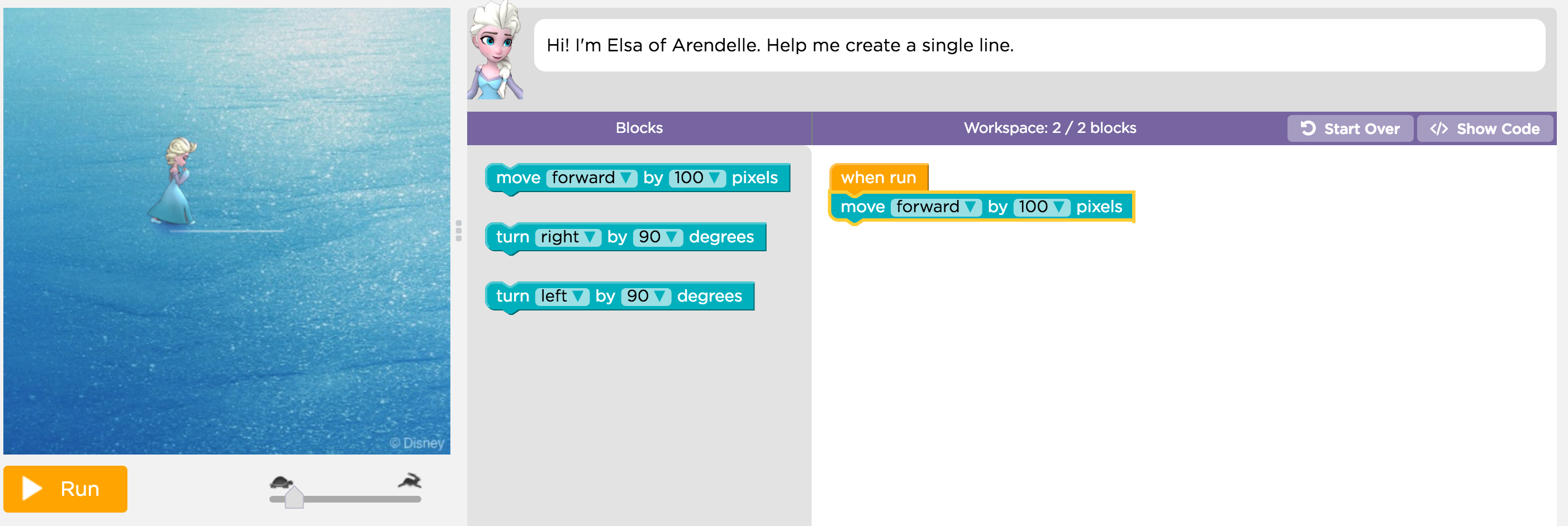 Frozen by Code.org - Support sCoolEDU